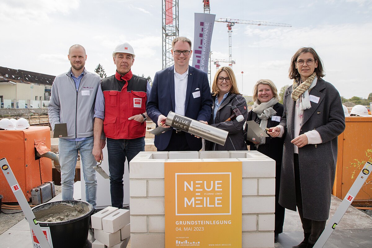 Grundsteinlegung in Lübeck: DIE WOHNKOMPANIE Nord feiert Meilenstein ...
